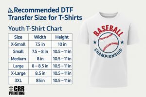 DTF Transfer Size for T-Shirts – The Definitive 2025 Guide for Custom ...